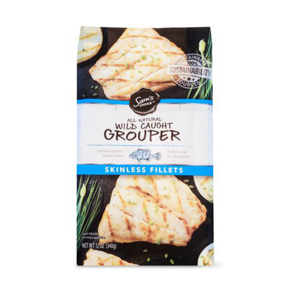 Grouper Fillet (6-8oz Frozen) per lb | Scrub Island Provisioning